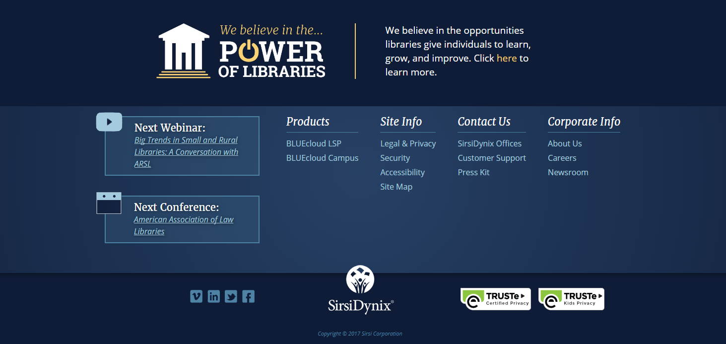 SirsiDynix Website – Ashley Barney